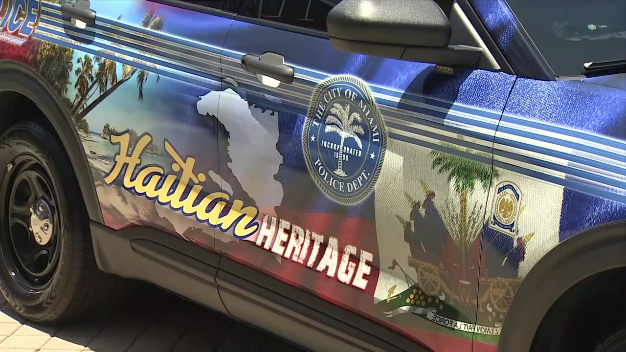 Miami PD unveil newly wrapped Haitian Heritage vehicle to celebrate ...