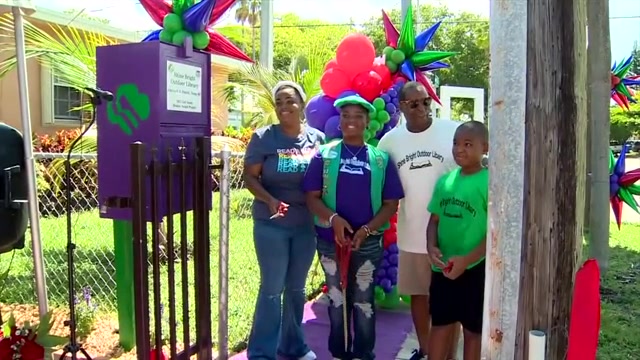 Shining bright: Local Girl Scout, 11, builds outdoor library in Liberty ...