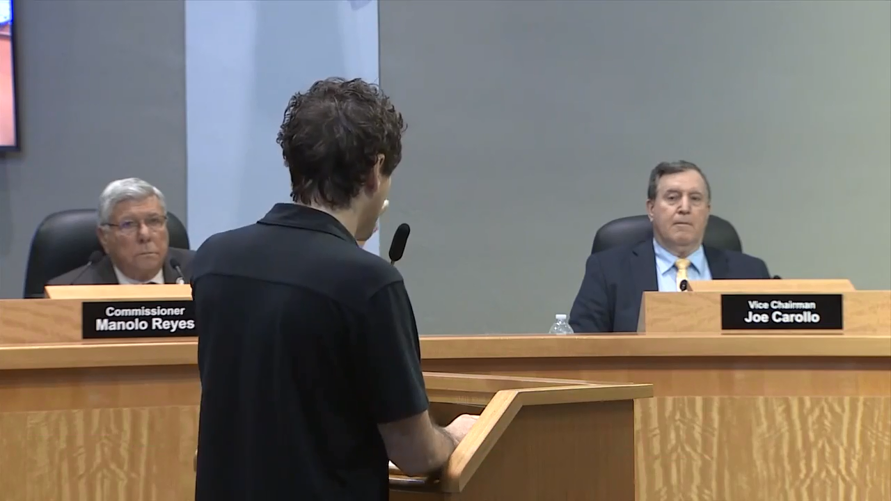 Joe Carollo appears at first commissioner meeting since federal civil ...