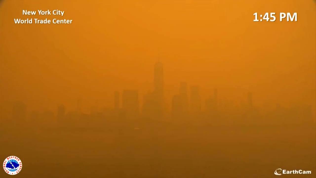 A third day of smoky air gives millions in US East Coast, Canada a new ...