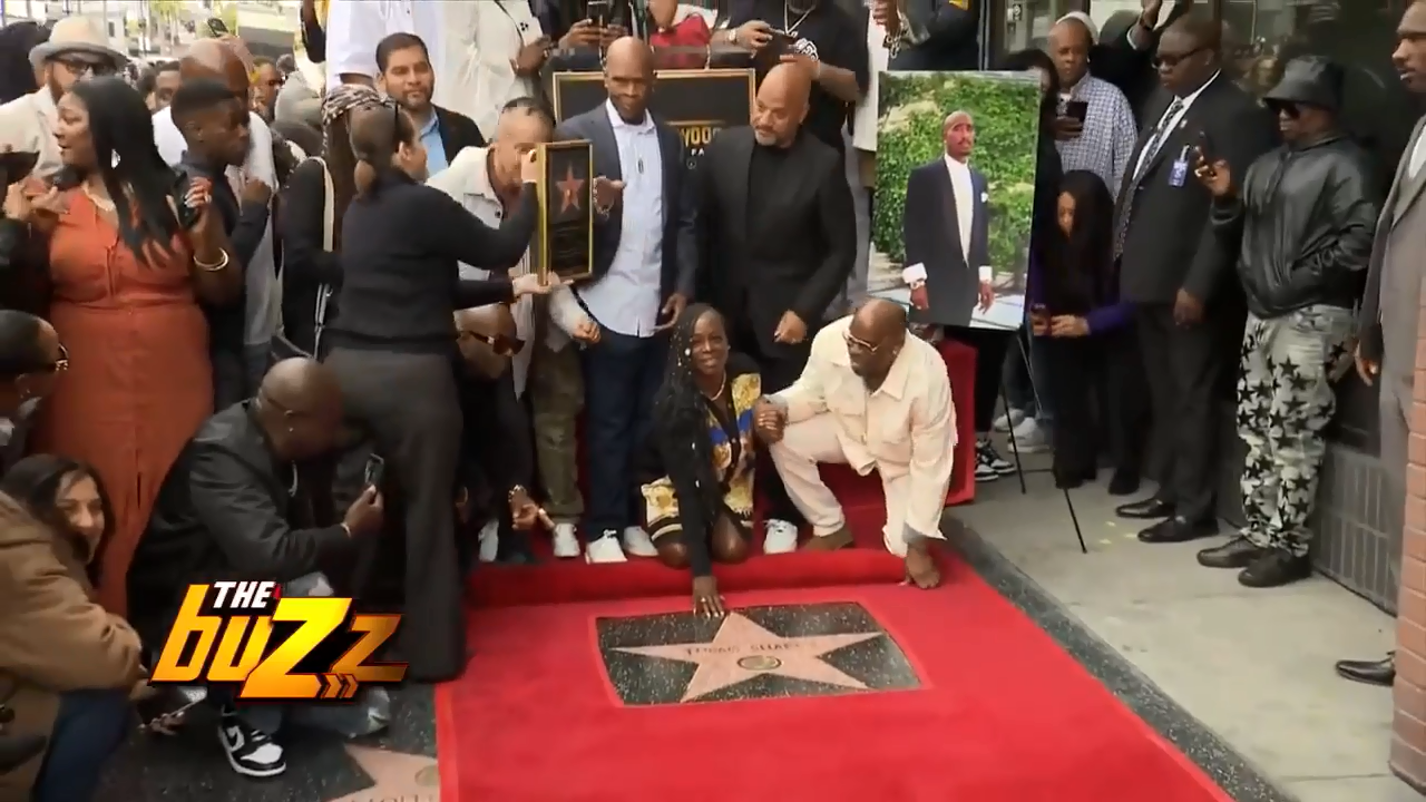Tupac Shakur receives Walk of Fame star honor in the same month as ...