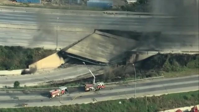 Section of heavily traveled I-95 collapses in Philadelphia after tanker ...