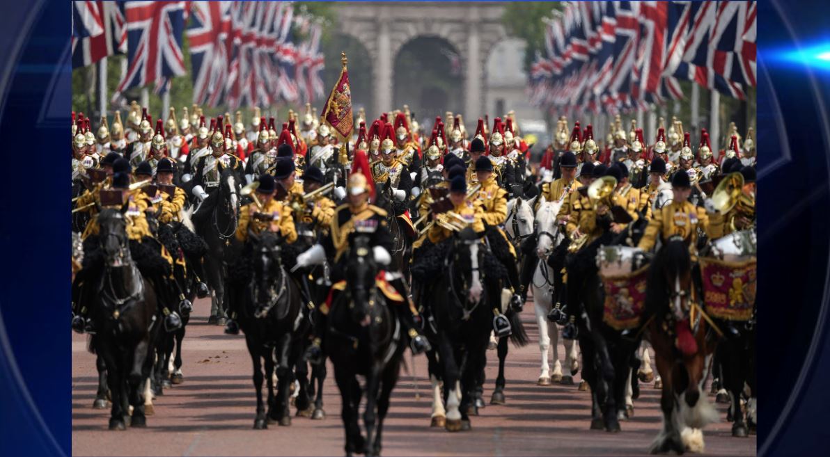 King Charles III rides on horseback in first official birthday parade ...