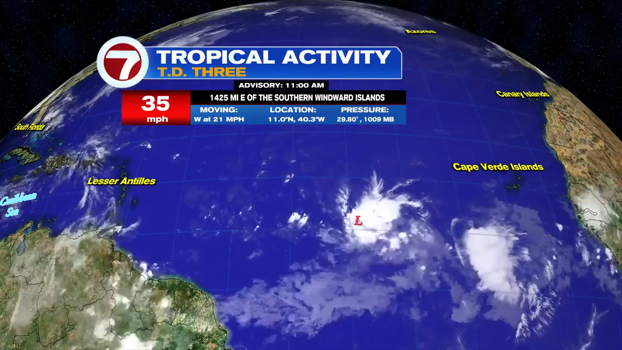 A Tropical Depression In The Atlantic Is Forecast To Become A Hurricane