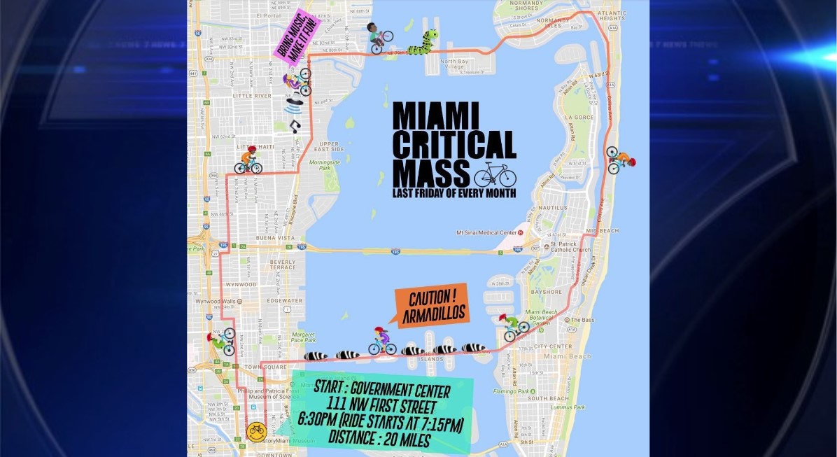 ‘Critical Mass’ bike ride event to impact Miami and Miami Beach traffic ...