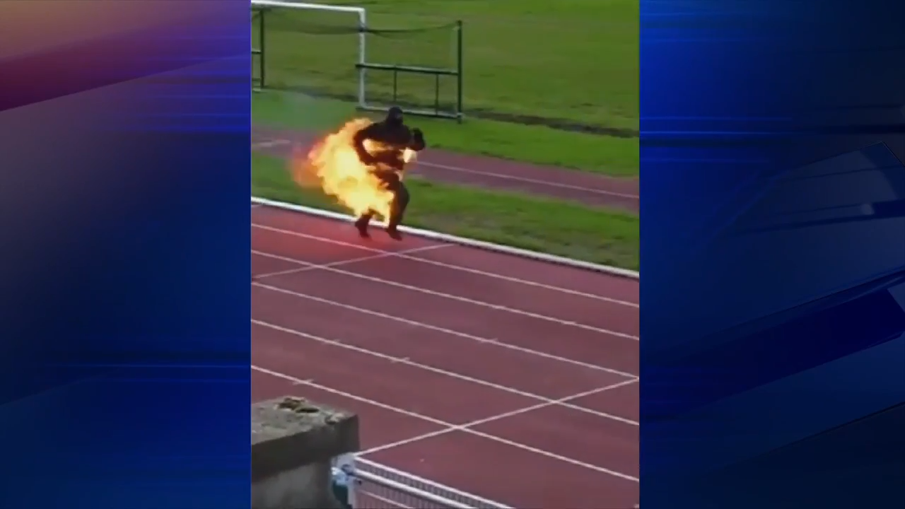 French firefighter sets 2 Guinness World Records with incredible fire ...