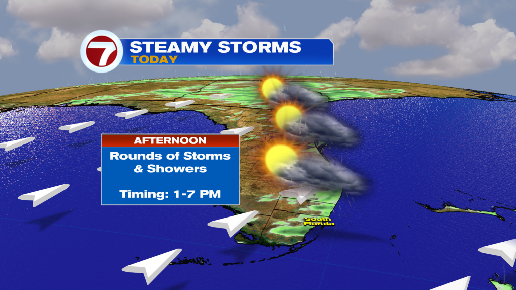 Steamy Sunday Storms - WSVN 7News | Miami News, Weather, Sports | Fort ...