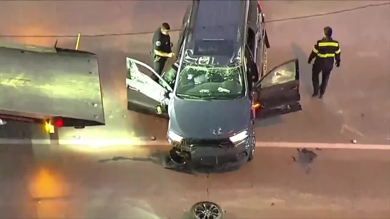 Police arrest suspect after pursuit ends in crash; no injuries reported - WSVN 7News | Miami ...