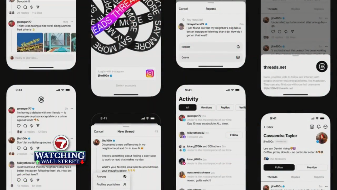 Meta’s new Twitter rival app Threads gets tens of millions of sign-ups in its first day - WSVN ...