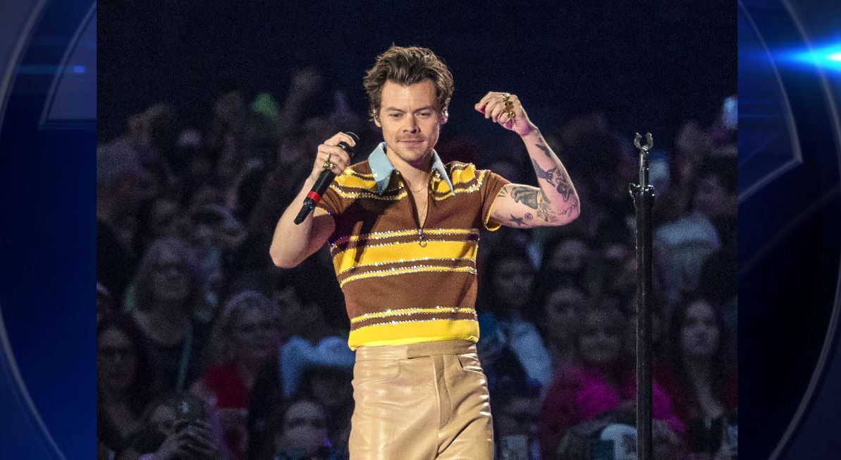 Here we go again: Harry Styles hit in eye with object while performing ...