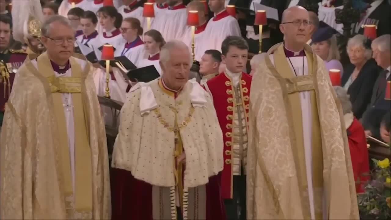 Biden is off to Windsor Castle to have tea with King Charles and ...