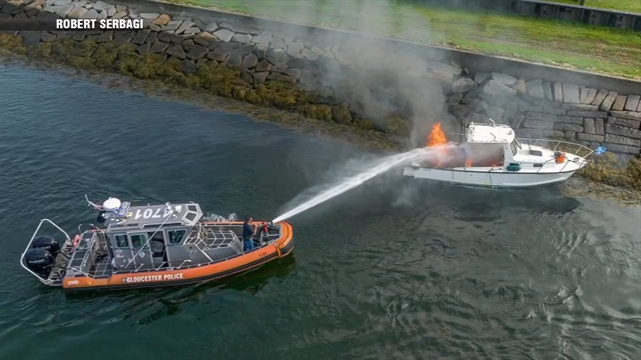 Police rescue 2 men and dog after boat explosion - WSVN 7News | Miami ...