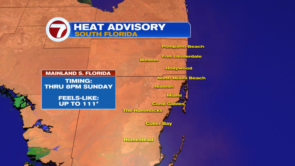 HEAT ALERTS SOUTH FLORIDA - WSVN 7News | Miami News, Weather, Sports | Fort Lauderdale