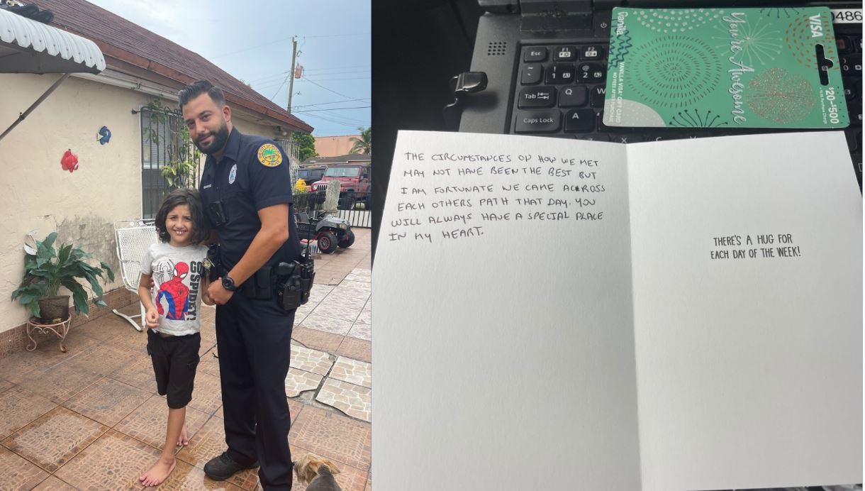 Miami Police officer hailed a hero for rescuing drowning child gifts ...