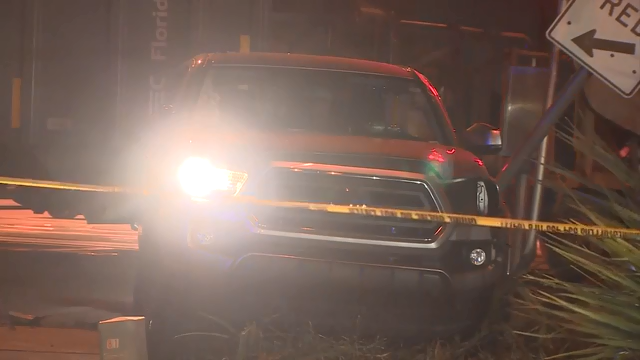 Pickup truck hit by cargo train in Deerfield Beach; no injuries ...