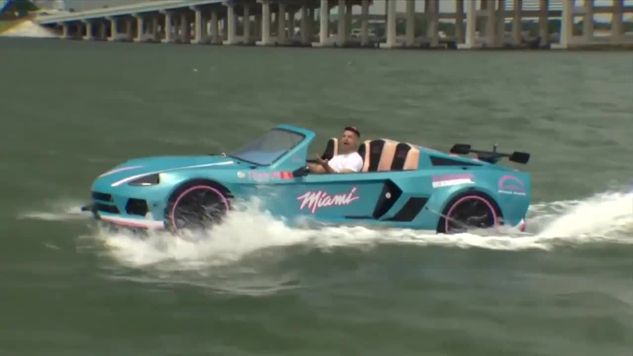 Drive on the water with JetCar in Miami - WSVN 7News | Miami News ...