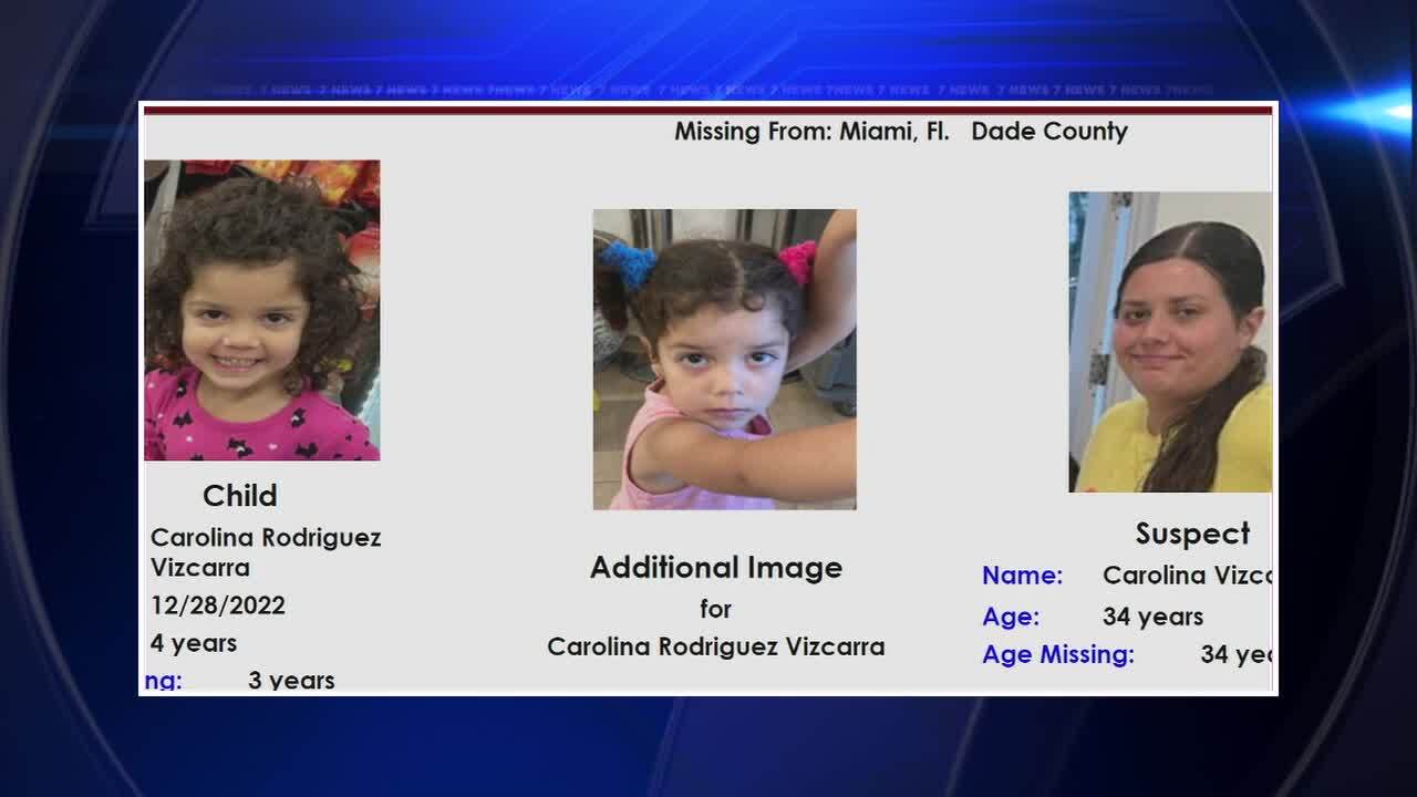 Florida Missing Child Alert issued for 4-year-old girl in Miami; mother a suspect - WSVN 7News ...