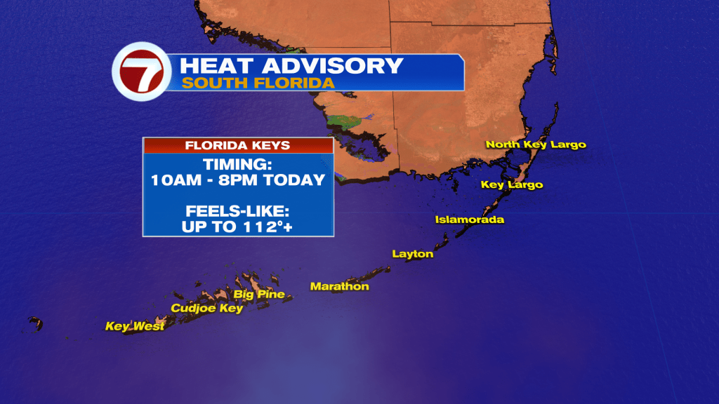 Heat and Some Storms Continue into the Weekend - WSVN 7News | Miami ...