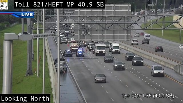 Most SB lanes back open on Turnpike in Miramar after vehicle fire ...