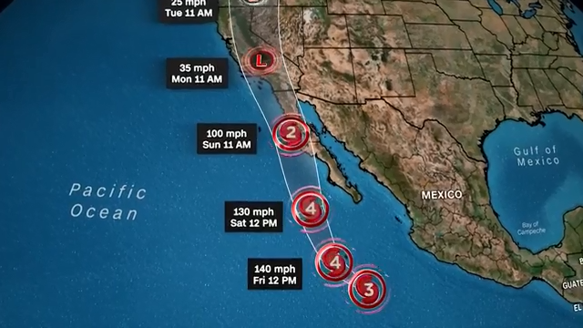 Hilary rapidly grows to Category 4 hurricane off Mexico and could bring ...