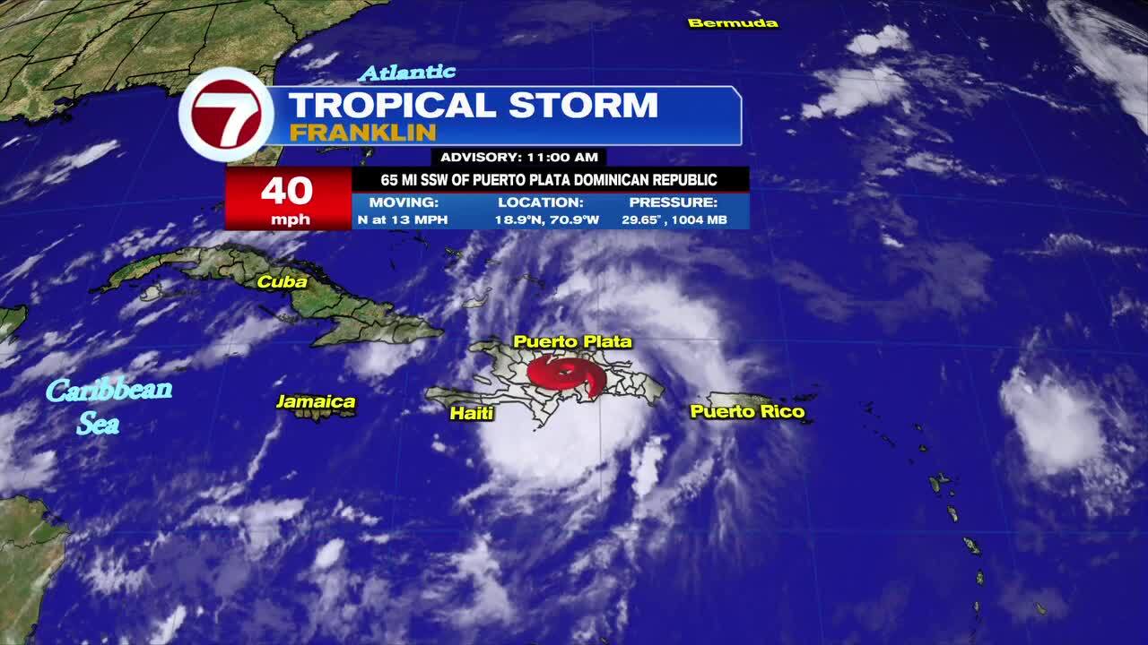 At least 1 dead, 1 missing as Tropical Storm Franklin batters Dominican ...