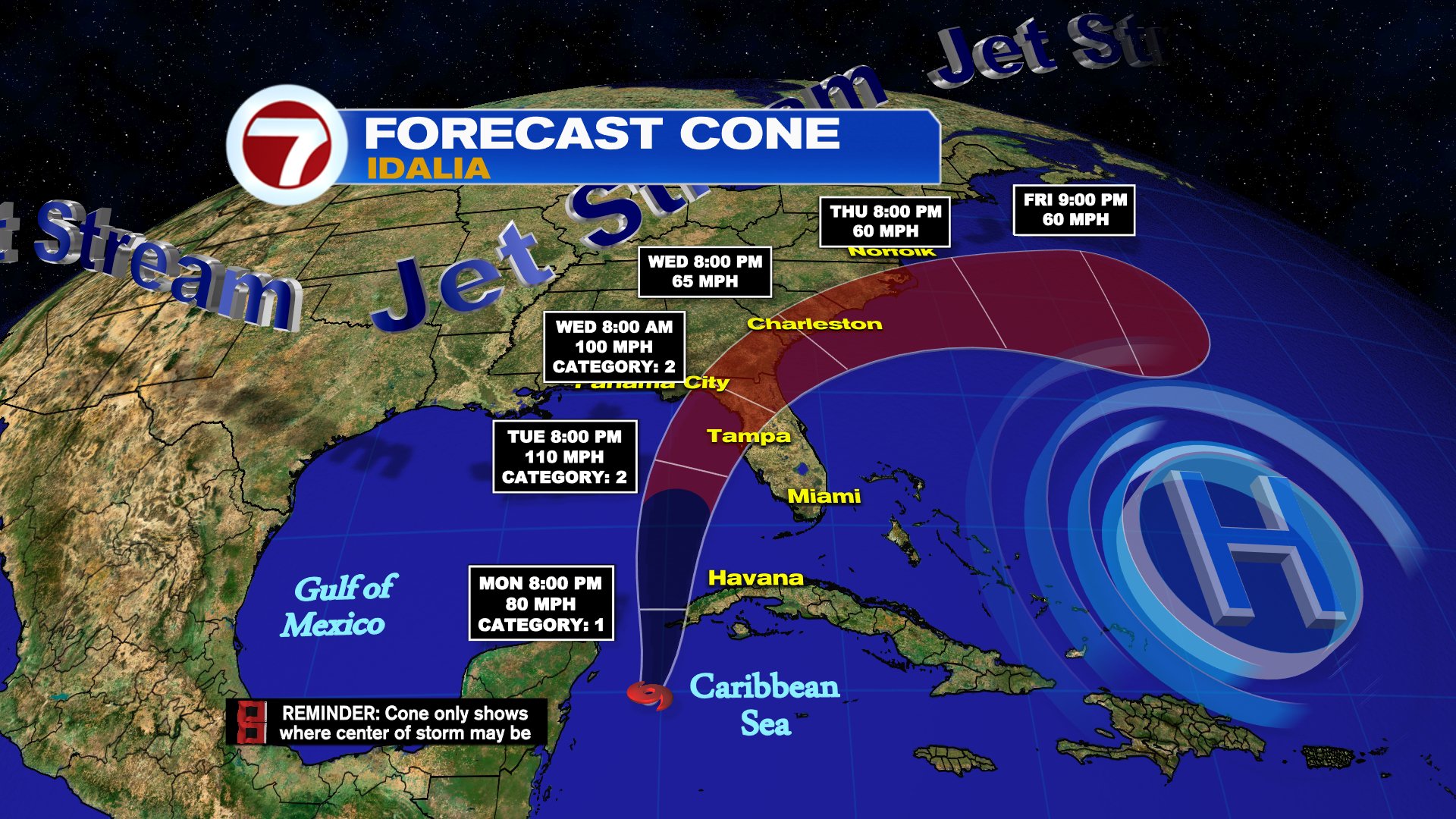 Tropical Storm Idalia Takes Aim At Gulf Of Mexico On A Possible Track