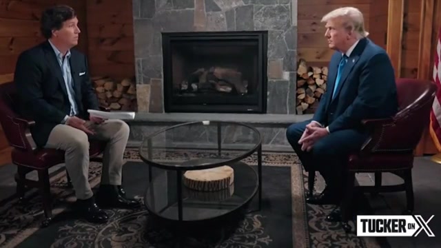 Trump attacks rivals in online interview with Tucker Carlson while ...