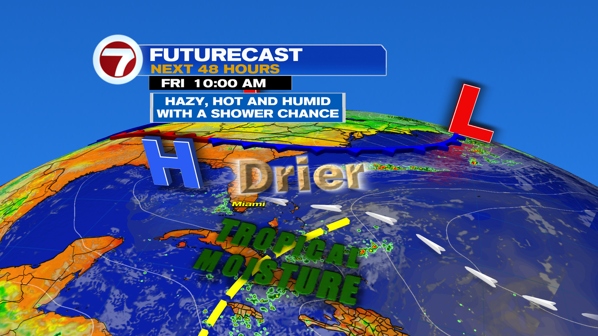 Heat and Some Storms Continue into the Weekend - WSVN 7News | Miami ...