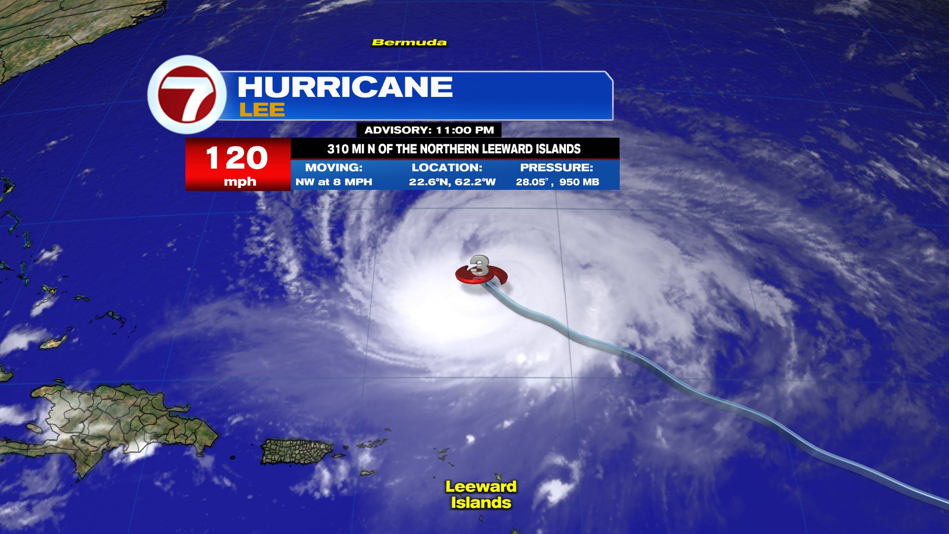 Hurricane Lee unleashes heavy swell on northern Caribbean as it charges ...