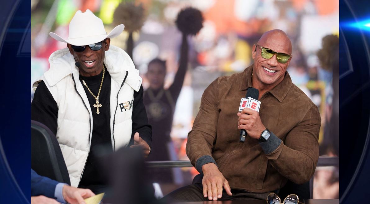Dwayne Johnson surprises Deion Sanders as Colorado continues winning ...