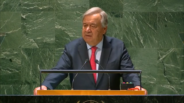 The UN chief summons world leaders to action. But, he says, they seem ...