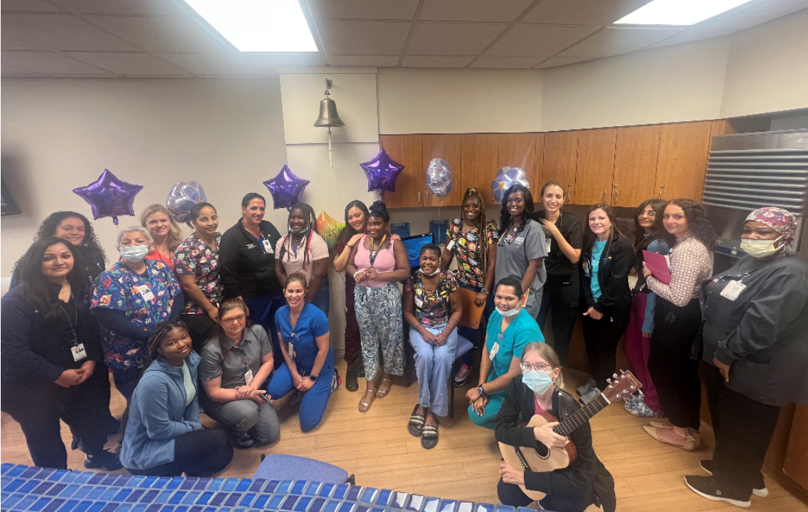 Fort Lauderdale girl rings bell to celebrate beating cancer during ...