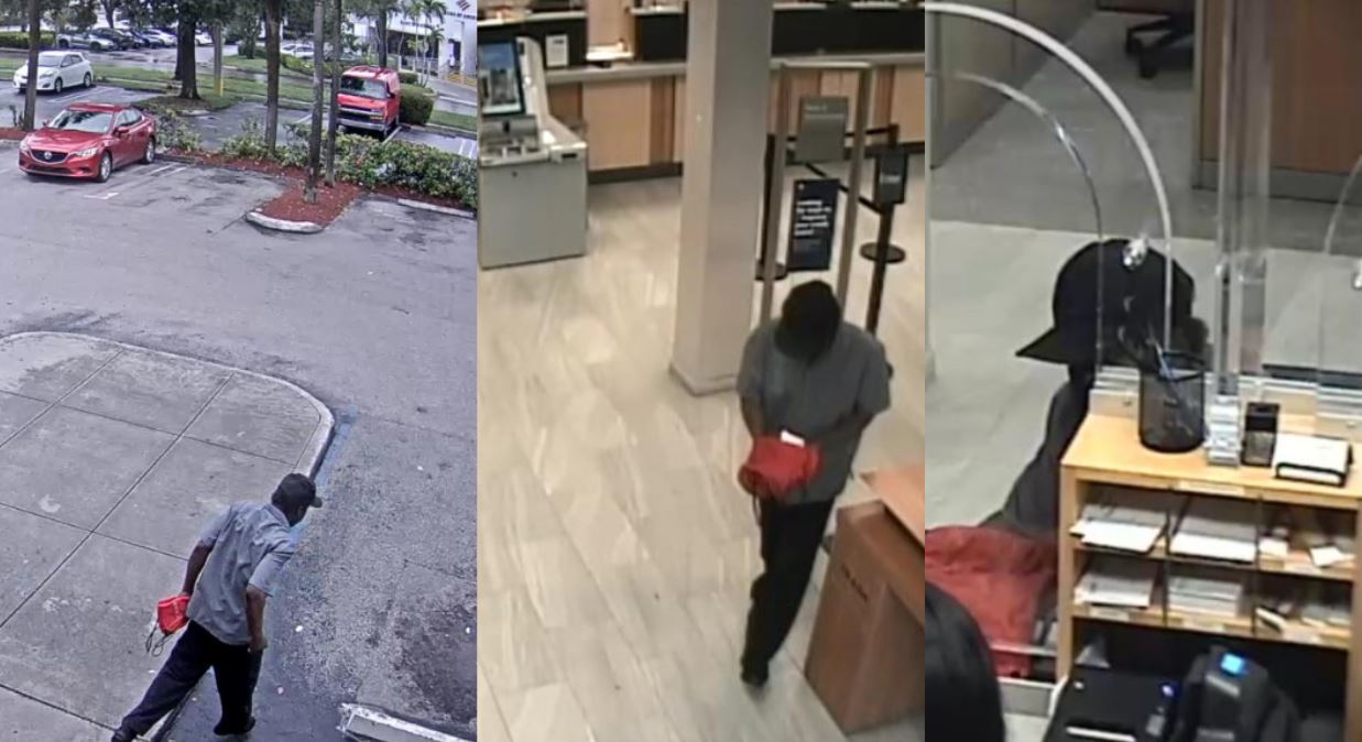 FBI releases photos of Pompano Beach Chase Bank robbery suspect - WSVN ...
