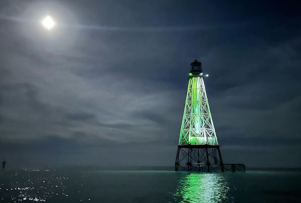 150-year-old Florida Keys lighthouse illuminated for first time in a ...