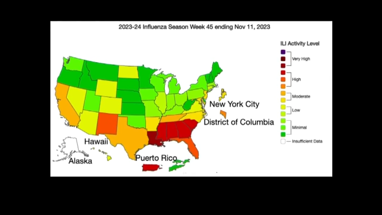 CDC reports highest levels of hospital visits for respiratory illness ...