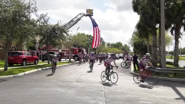 Firefighters cycle across Florida to remember state’s fallen first ...