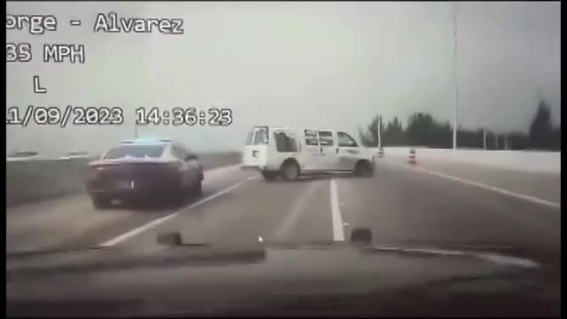 Fhp Dashcam Video Captures Heart Stopping Pursuit Of Stolen U Haul Van