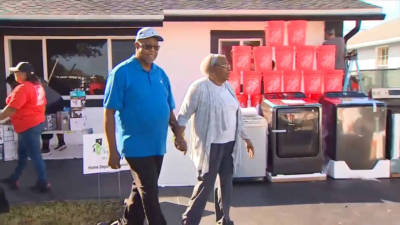 South Florida community, Home Depot Foundation partner up to renovate veteran’s home as token of ...