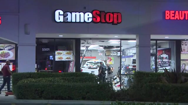 Margate Parks and Recreation truck slams into GameStop after colliding ...