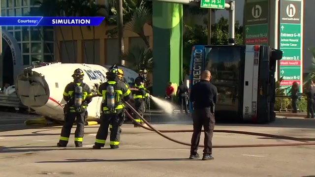 UM Health System holds plane crash simulation in Miami to test first ...