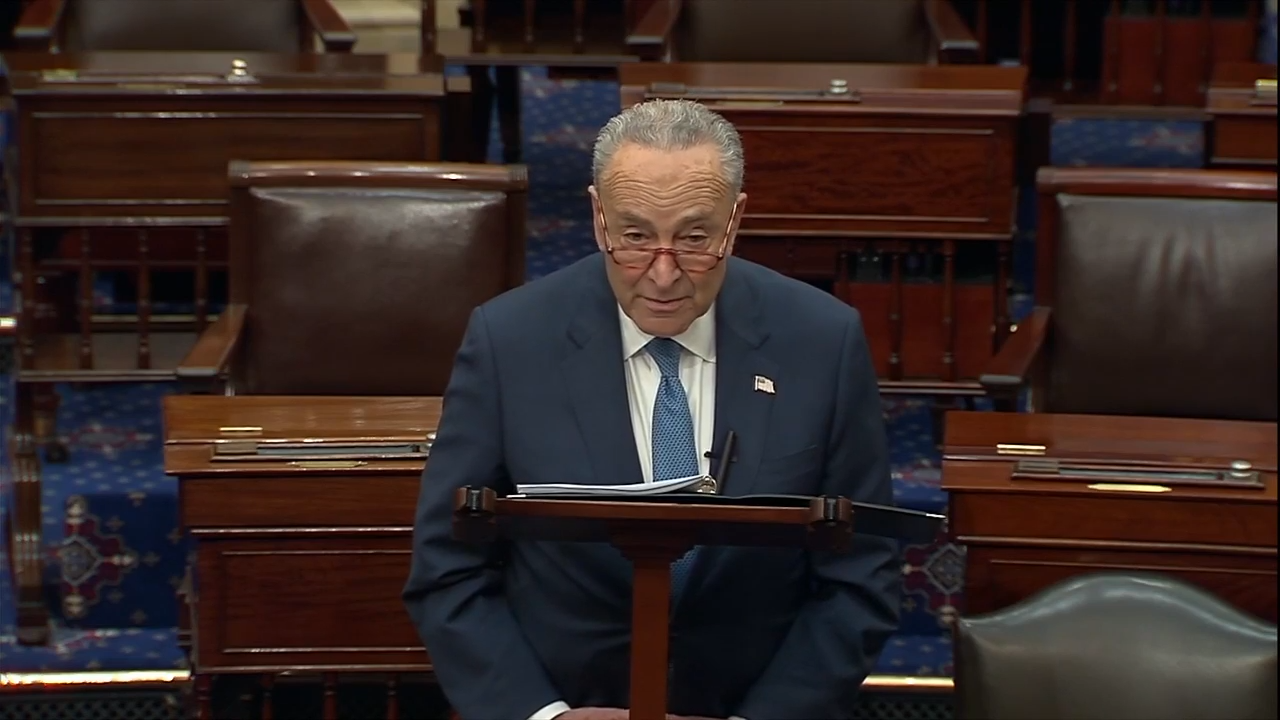 Senate Majority Leader Schumer warns that antisemitism is on the rise ...