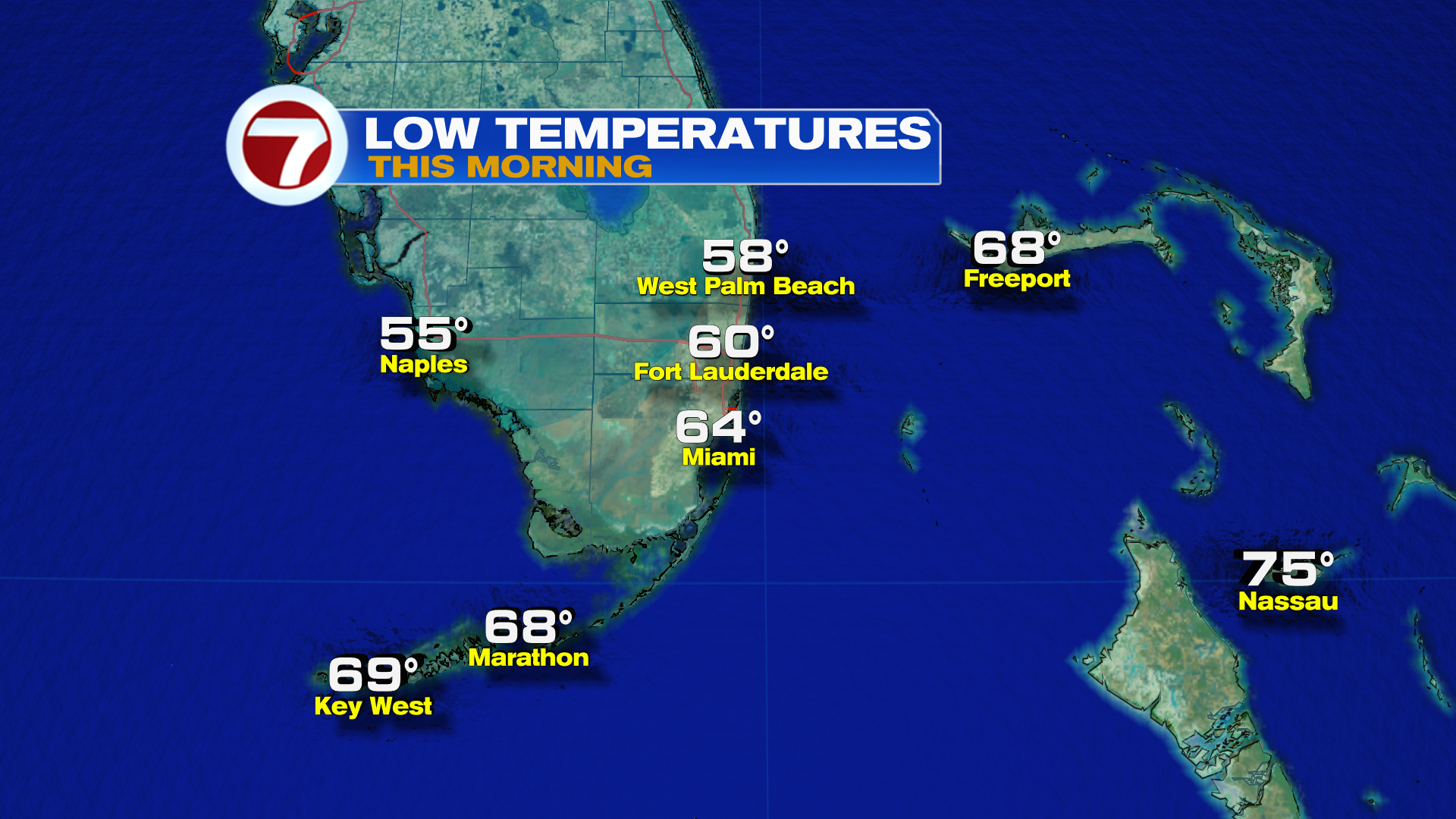COMFORTABLY COOL for South Florida! - WSVN 7News | Miami News, Weather ...