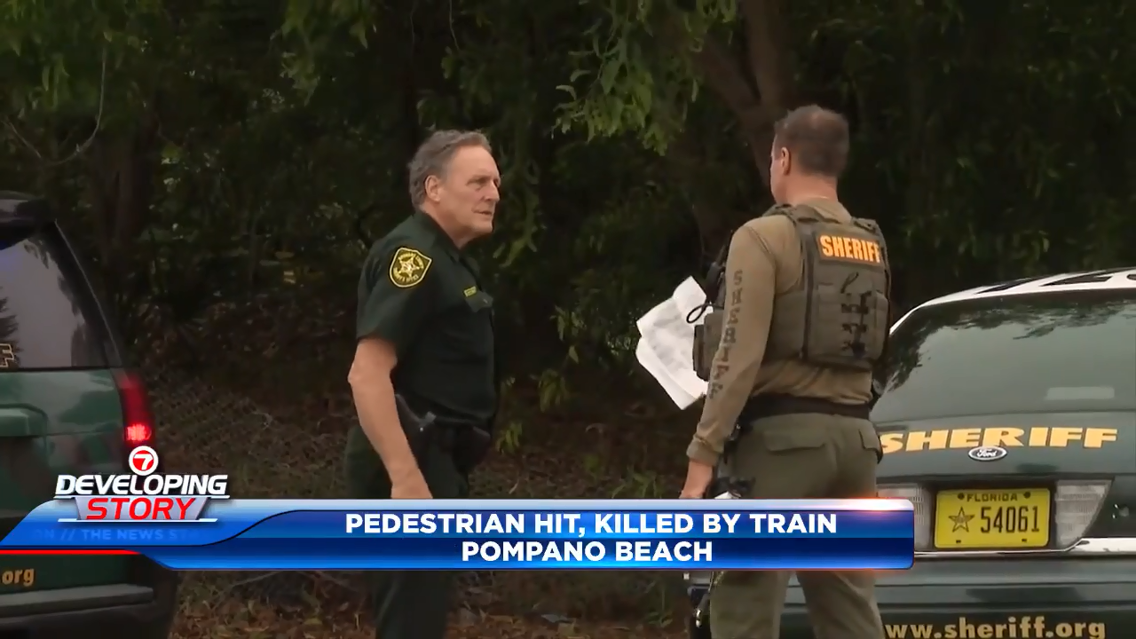 Fatal train-pedestrian collision in Pompano Beach under investigation ... Fatal train-pedestrian collision in Pompano Beach under investigation ...