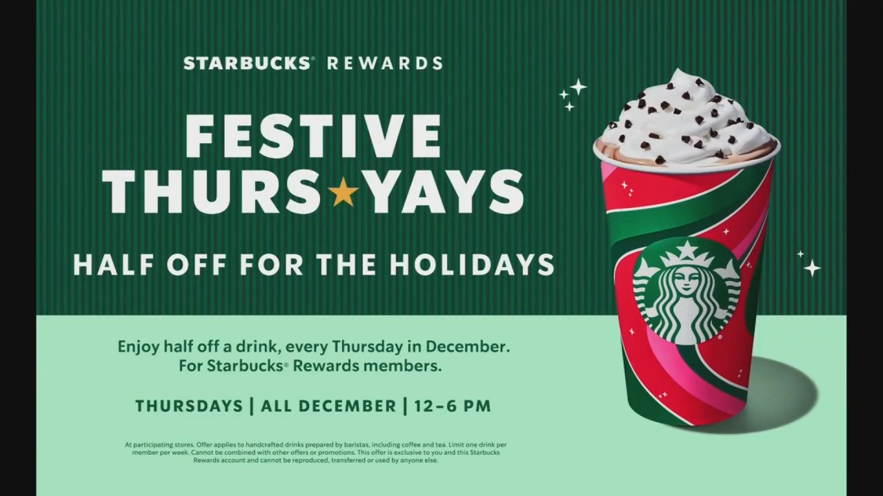 Starbucks Holiday Run Digital Reward | Digital World