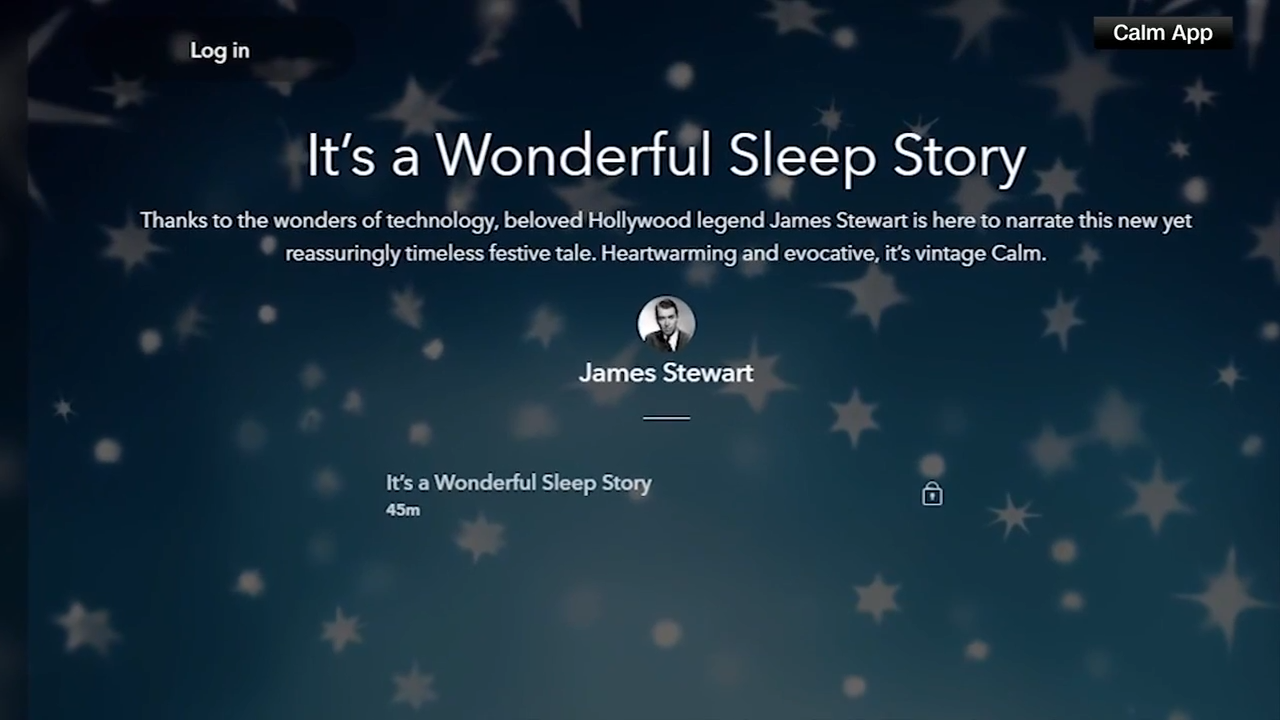 A new bedtime story voiced by Jimmy Stewart just in time for Christmas ...
