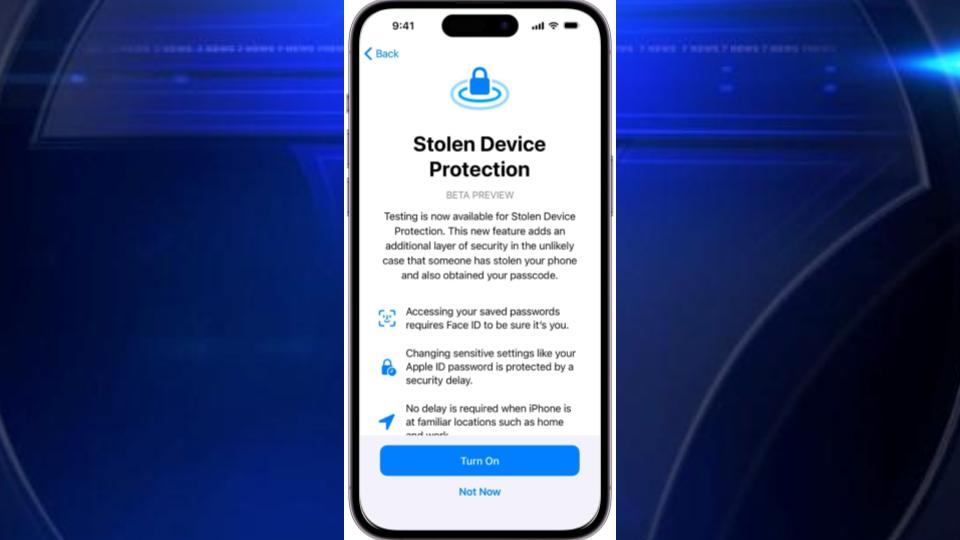 Apple unveils new security feature to safeguard against thieves - WSVN 7News | Miami News ...