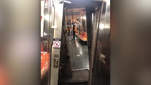 New York City subway train derails in collision with another train, injuring more than 20 people ...