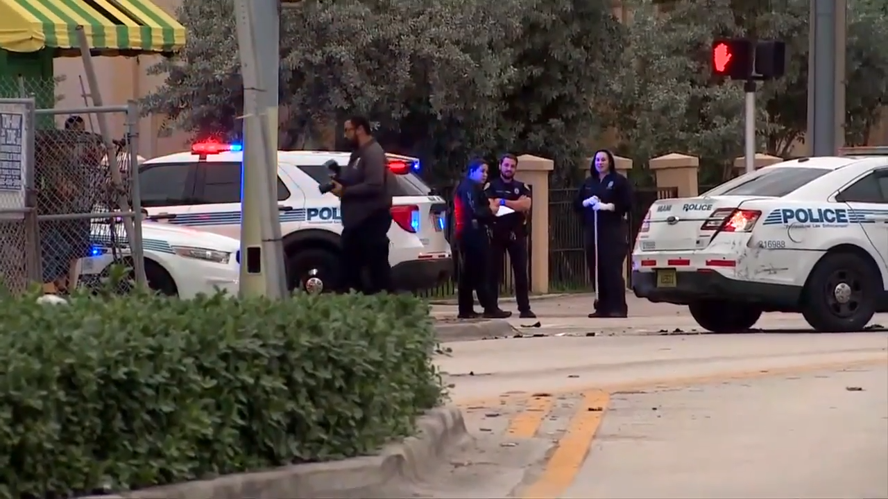 Investigation underway after Miami Police officer involved in car crash ...