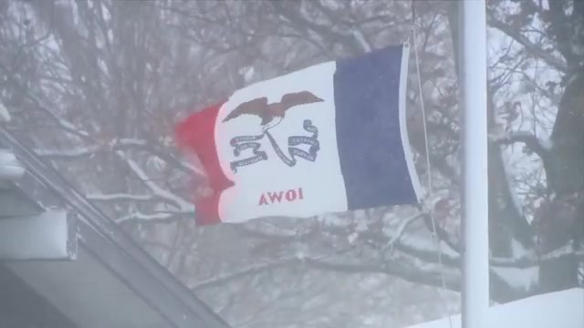 Iowa campaign events are falling as fast as the snow as the state ...