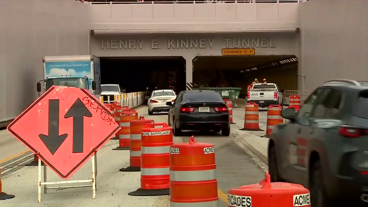 Drivers urged to take alternate routes due to Henry E. Kinney tunnel ...